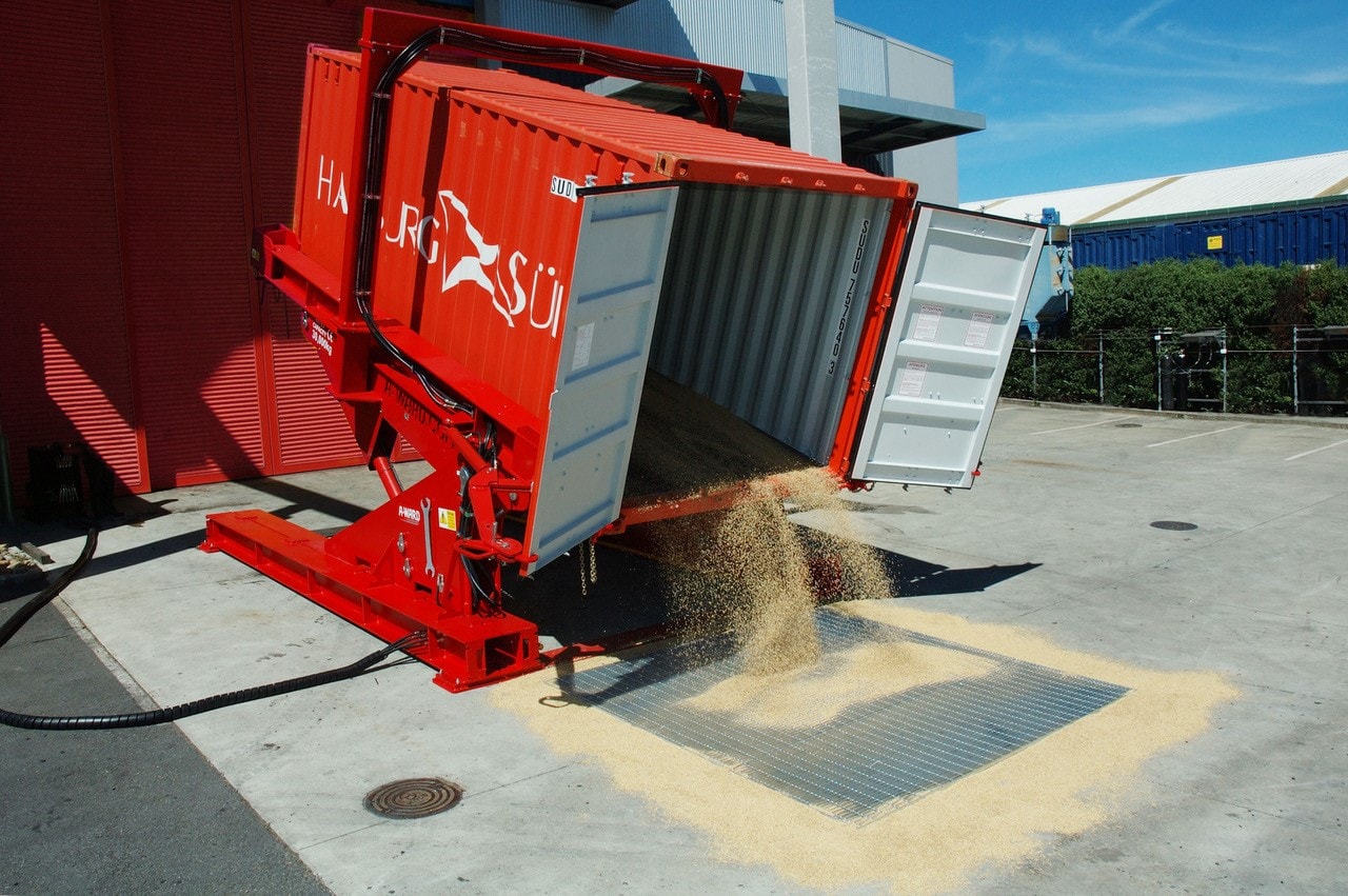 20ft/40ft Container Unloading | Tippers | A-Ward Global